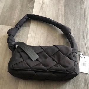Jason Wu | Bags | Jason Wu Dylan Woven Black Puffy Nylon Shoulder Bag ...